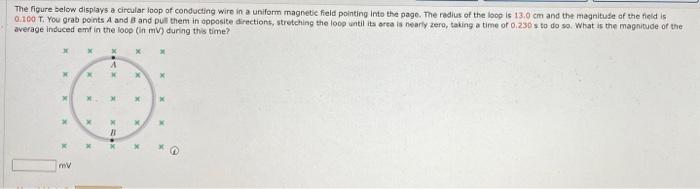 [Solved]: The figure below displays a circular loop of cond