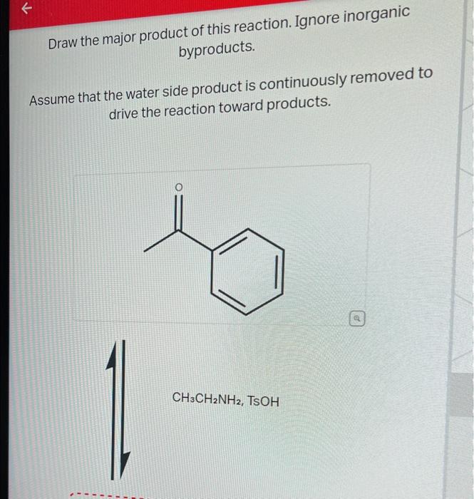 Solved Draw the major product of this reaction. Ignore | Chegg.com