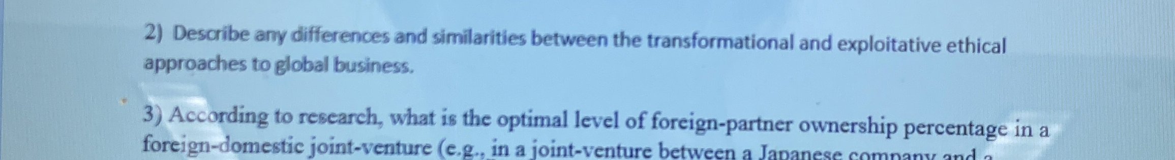 High Quality SOLUTION Describe any differences and similarities between the | Chegg.com