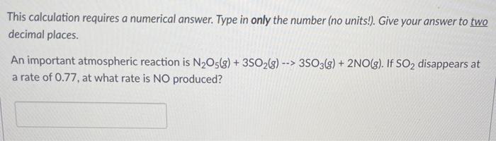 Solved This calculation requires a numerical answer. Type in | Chegg.com