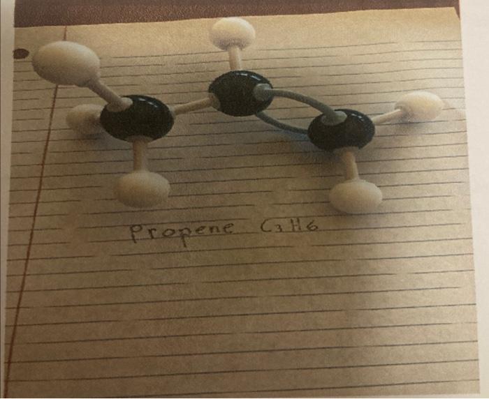 Is the model for Propene cis form or trans form? | Chegg.com