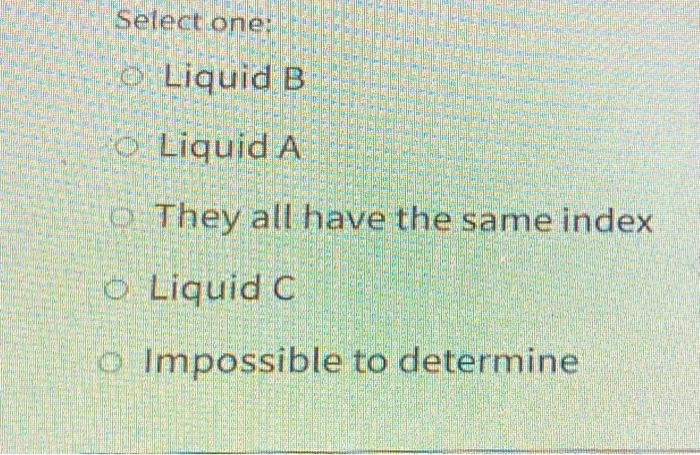 Solved The drawing shows three layers of liquids, A, B, and | Chegg.com