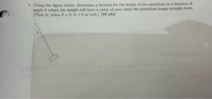 Solved 1. Using the figure below, determine a formula for | Chegg.com