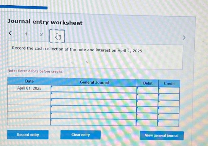 Solved Journal entry worksheet Record the adjusting entry | Chegg.com