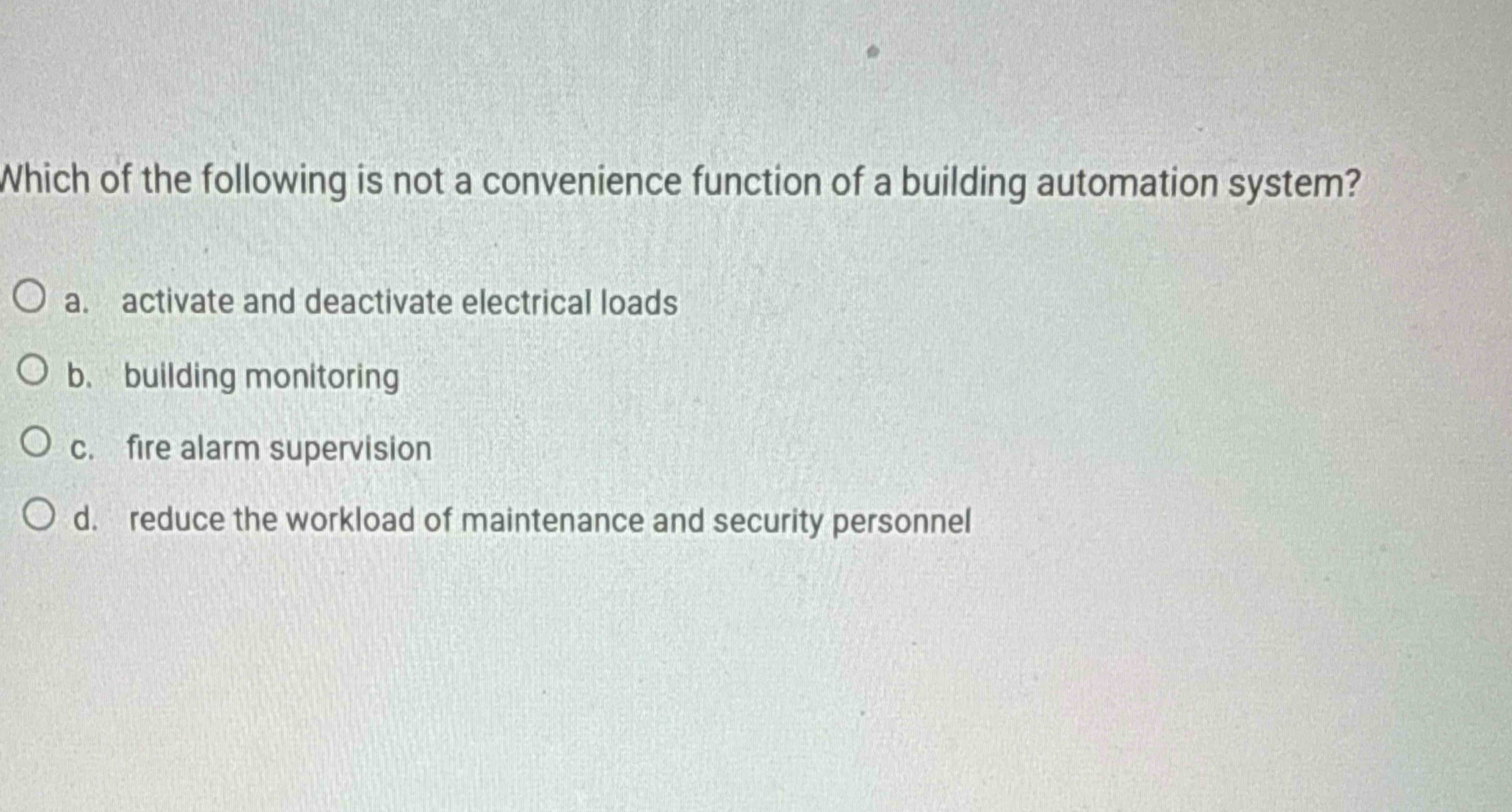 Solved Which of the following is not a convenience function | Chegg.com