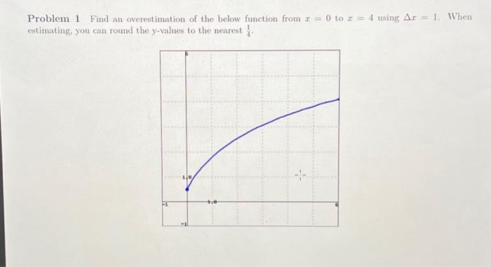 Solved Problem 1 Find an overestimation of the below | Chegg.com