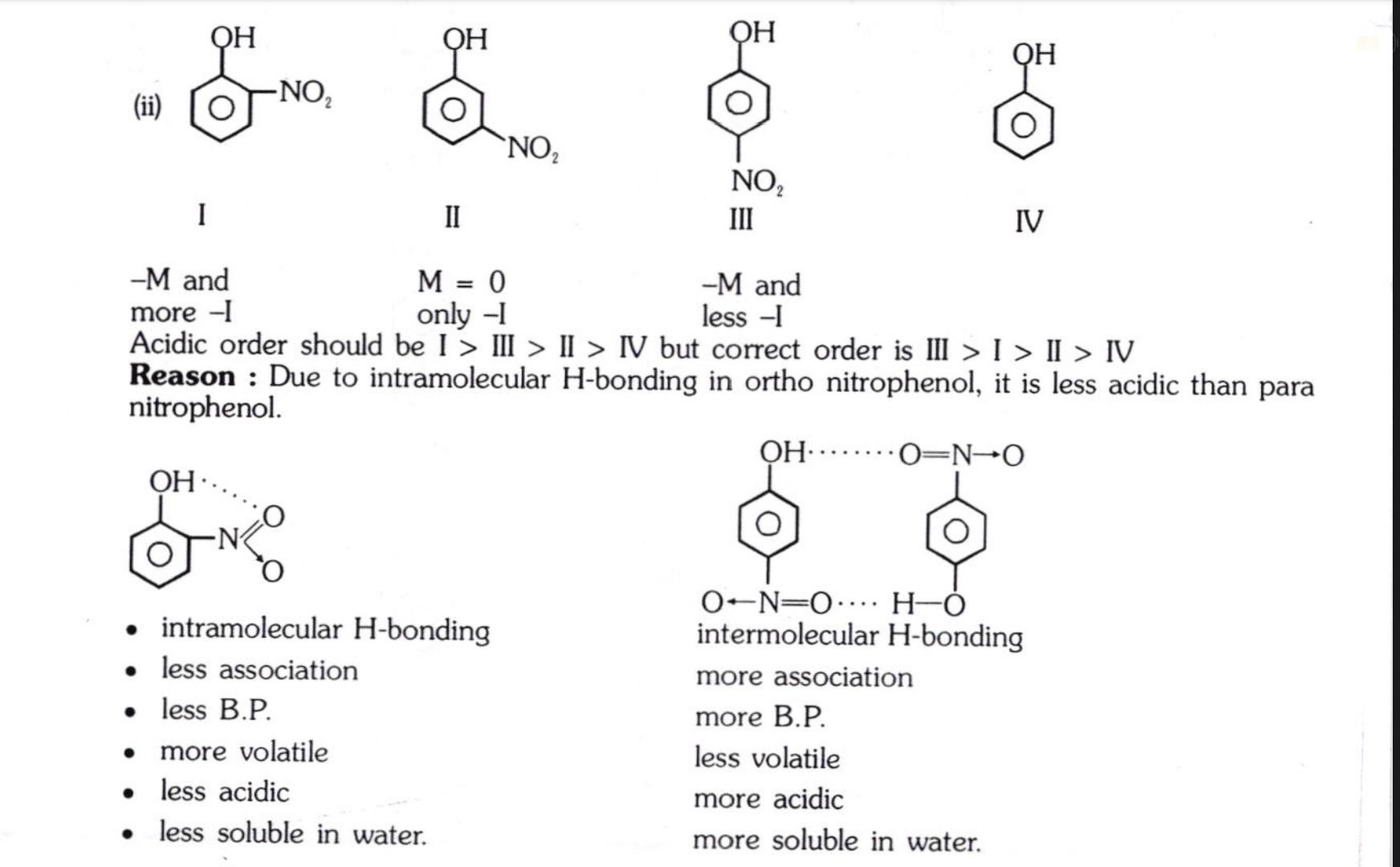 Solved When It Comes To Acidic Strength Of O Nitro Benzoic