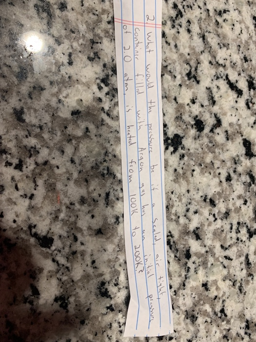 Solved sealed, air 21 what would the pressure be it a | Chegg.com