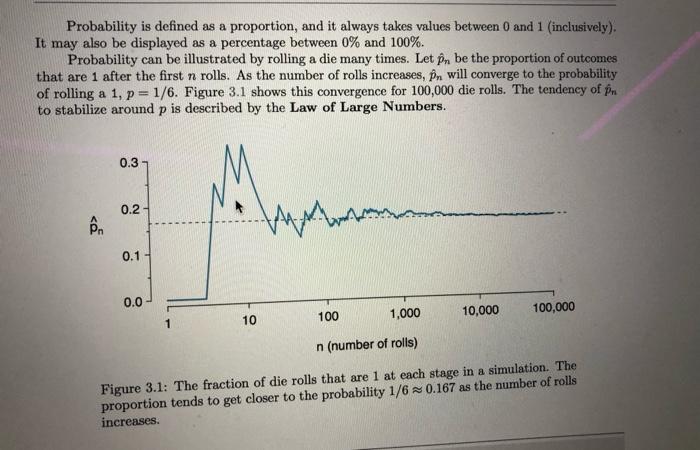 Solved EXAMPLE 3.1 A "die", the singular of dice, is a cube | Chegg.com
