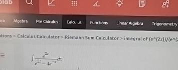 Solved tions > ﻿Calculus Calculator > ﻿Riemann Sum | Chegg.com