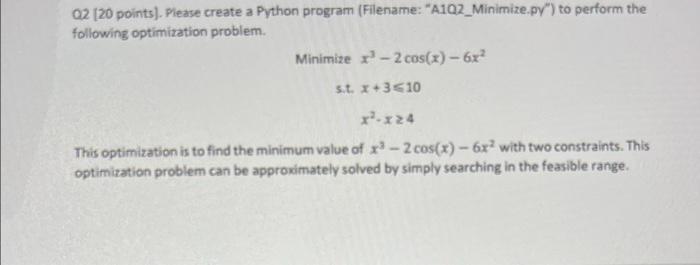 Solved 02 [20 points). Please create a Python program | Chegg.com