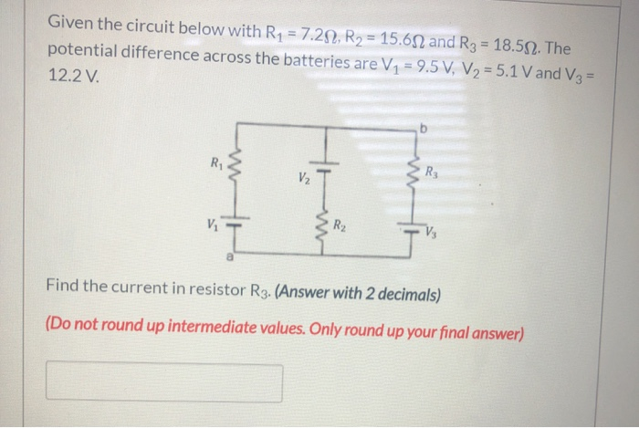 Solved Given the circuit below with R1 = 7.222, R2 = 15.652 | Chegg.com