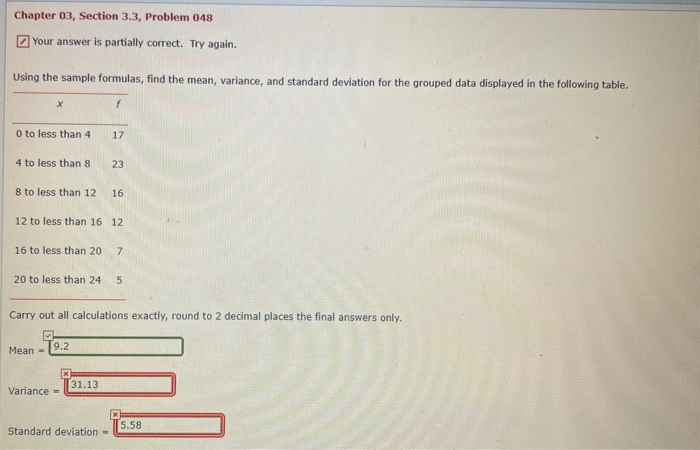 Solved Chapter 03, Section 3.3, Problem 048 Your answer is | Chegg.com