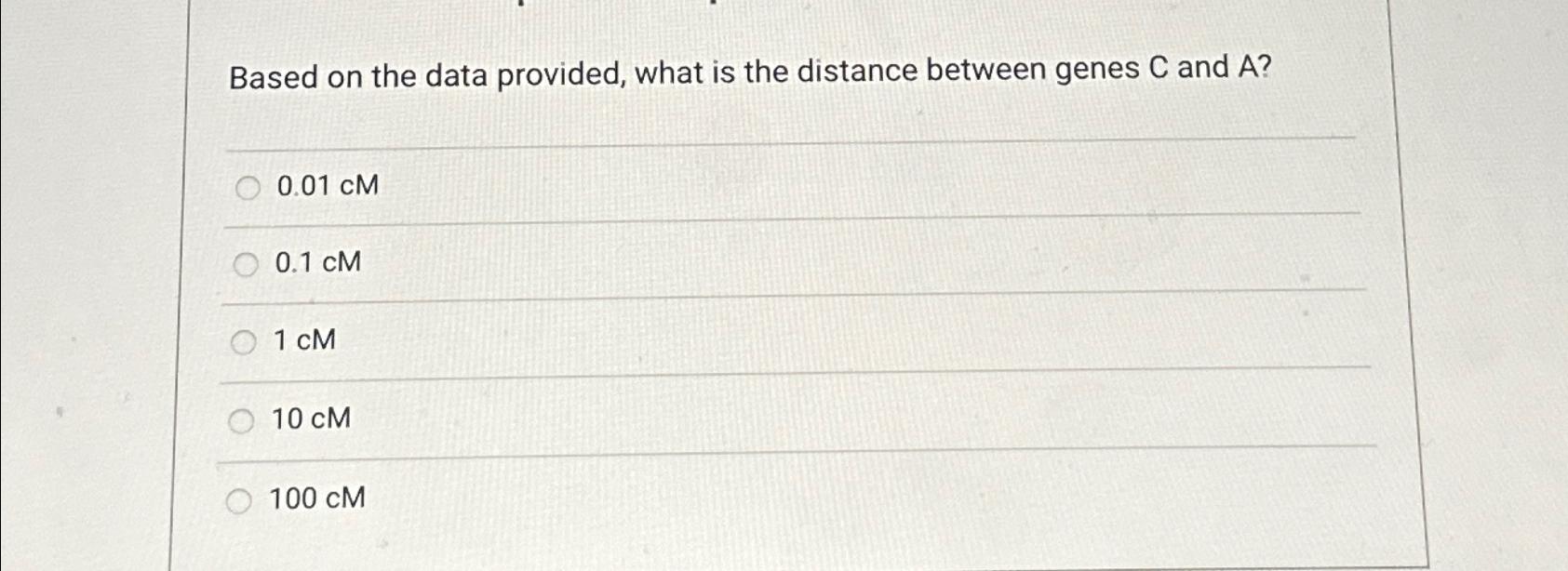 Solved Based on the data provided, what is the distance | Chegg.com