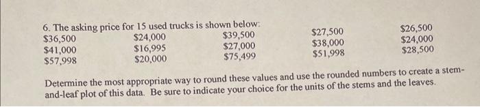 Solved Determine the most appropriate way to round these | Chegg.com