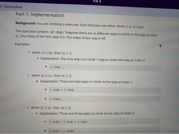 Solved PA4 Description Part 1: Implementation Background: | Chegg.com