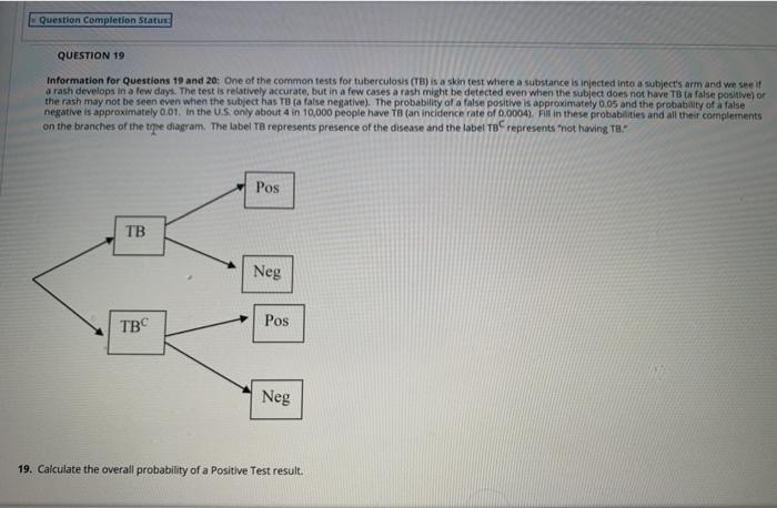 Solved Question Completion Status QUESTION 19 Information | Chegg.com