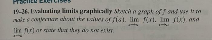Solved f(x)=x−10x−100;a=10019-26. Evaluating limits | Chegg.com
