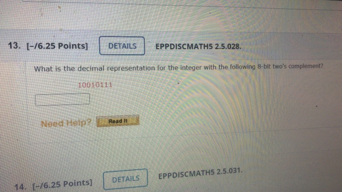 Solved 7. [-76.25 Points] DETAILS EPPDISCMATH5 2.5.008. | Chegg.com
