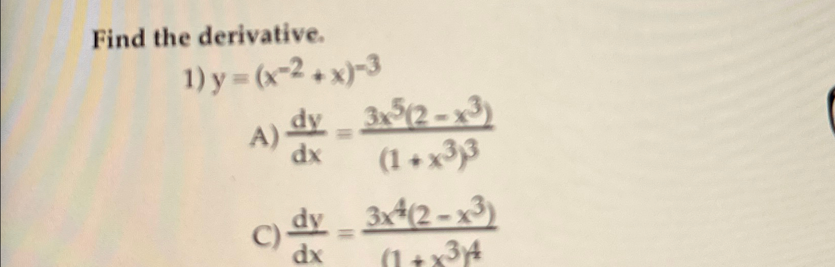 Solved Find the | Chegg.com
