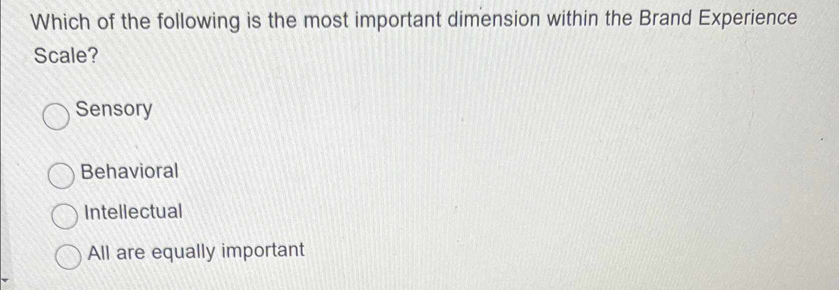Solved Which of the following is the most important | Chegg.com