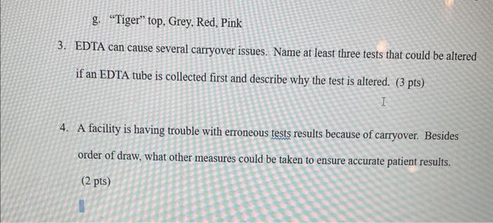Solved Module 04 Written Assignment Order of Draw 1. List | Chegg.com