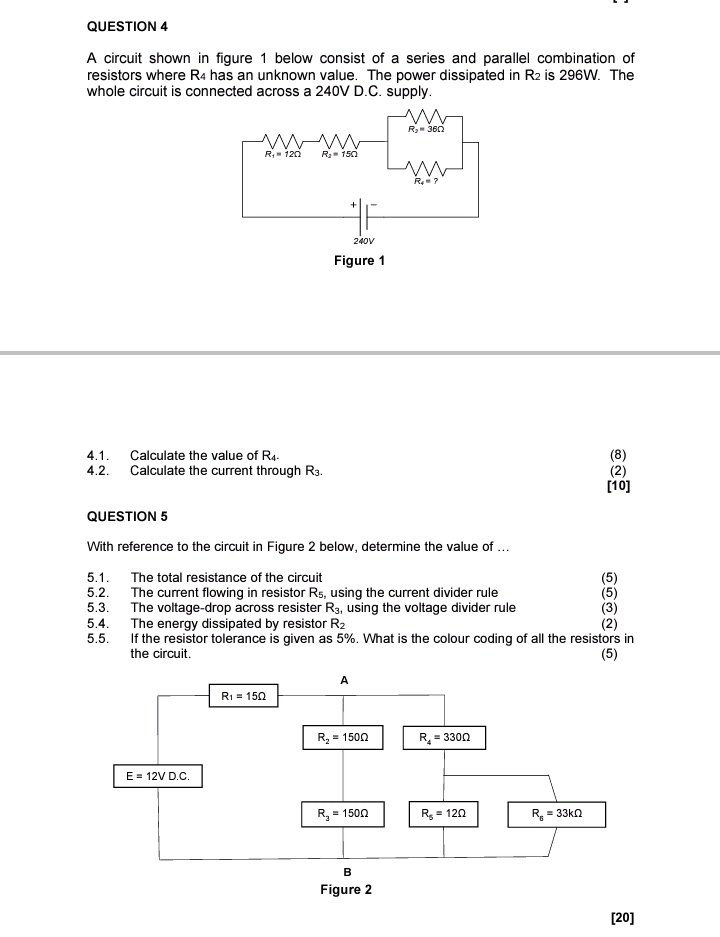 Solved A circuit shown in figure 1 below consist of a series | Chegg.com