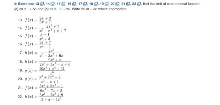 Solved In Exercises 13 14[ 15 16 17[ 18 19[ 20 21 22[