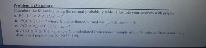 Solved Problem 4 (30 points) Calculate the following using | Chegg.com