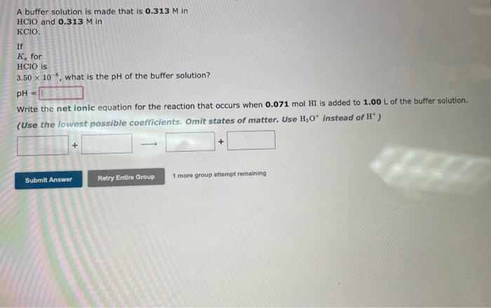 Solved A buffer solution is made that is 0.494M in HNO2 and | Chegg.com