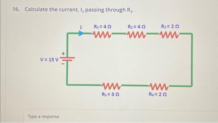 16 Calculate The Current I3 Passing Through R3