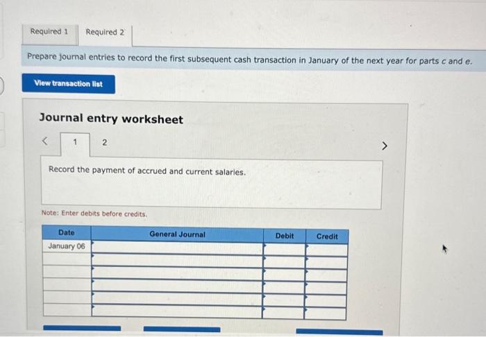 Solved Prepare journal entries to record the first | Chegg.com
