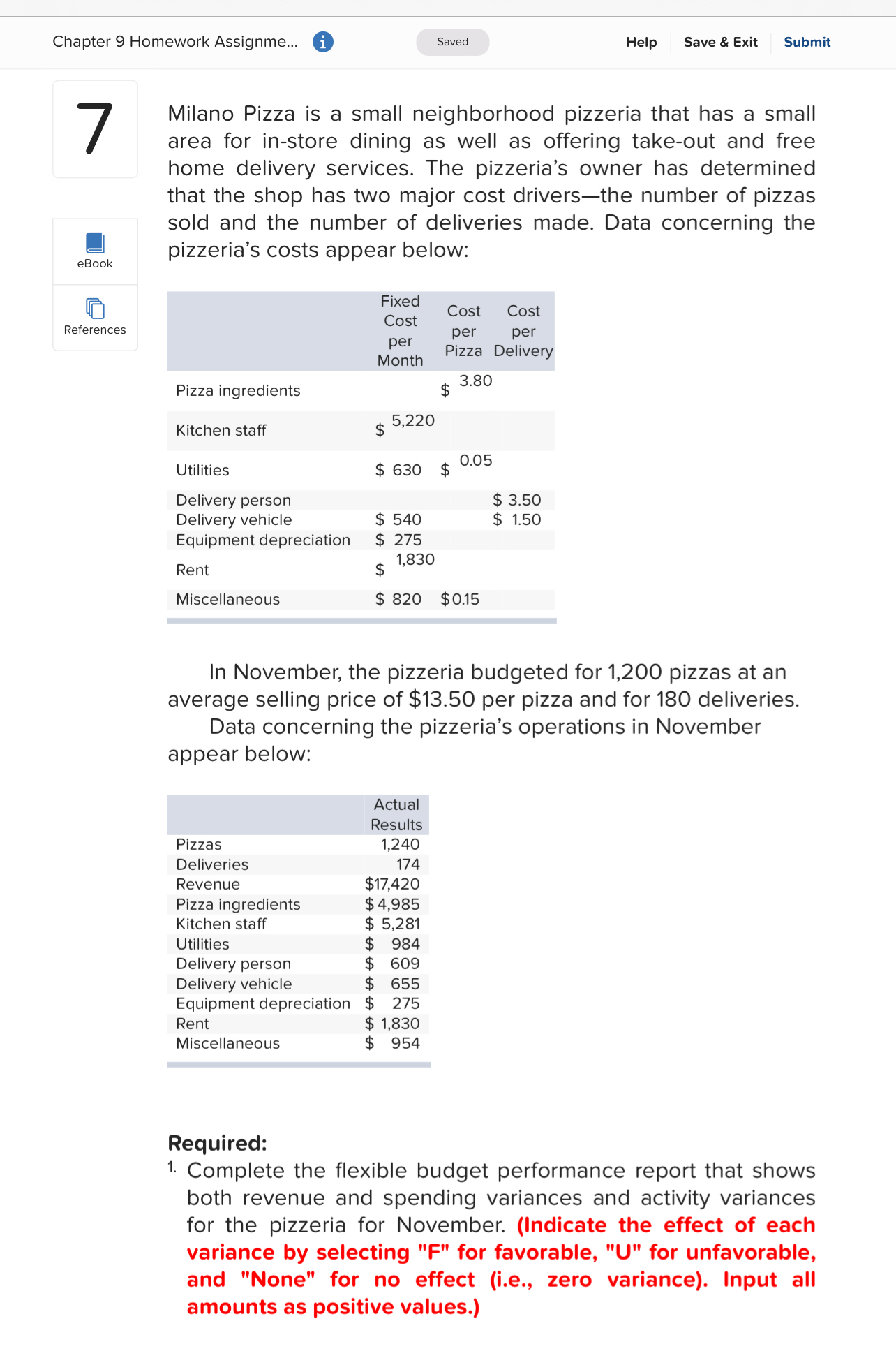 Solved Chapter 9 ﻿Homework Assignme...HelpSave & | Chegg.com
