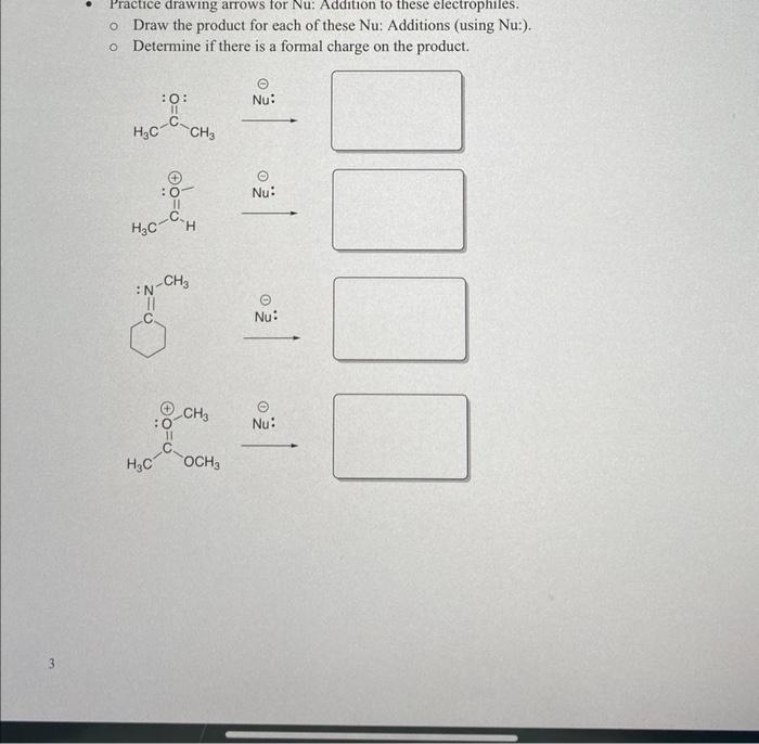 Solved draw the product for each of these Nu: additions | Chegg.com