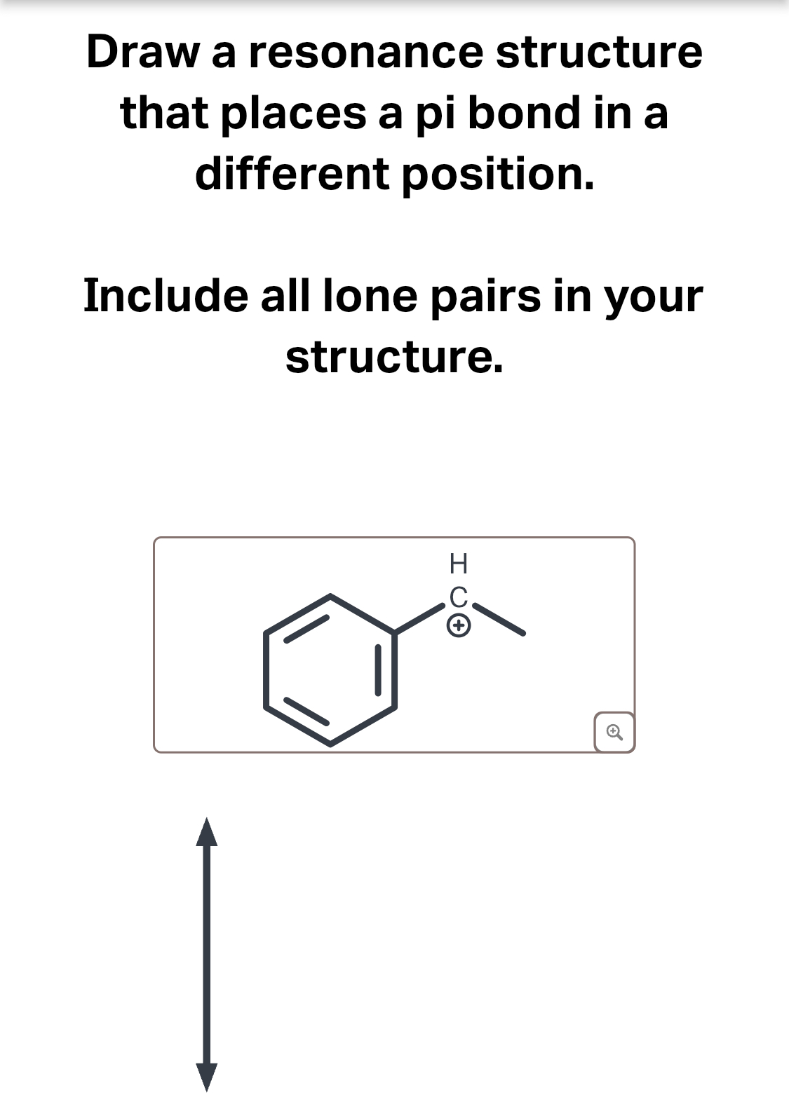 Solved Draw a resonance structure that places a pi bond in a | Chegg.com