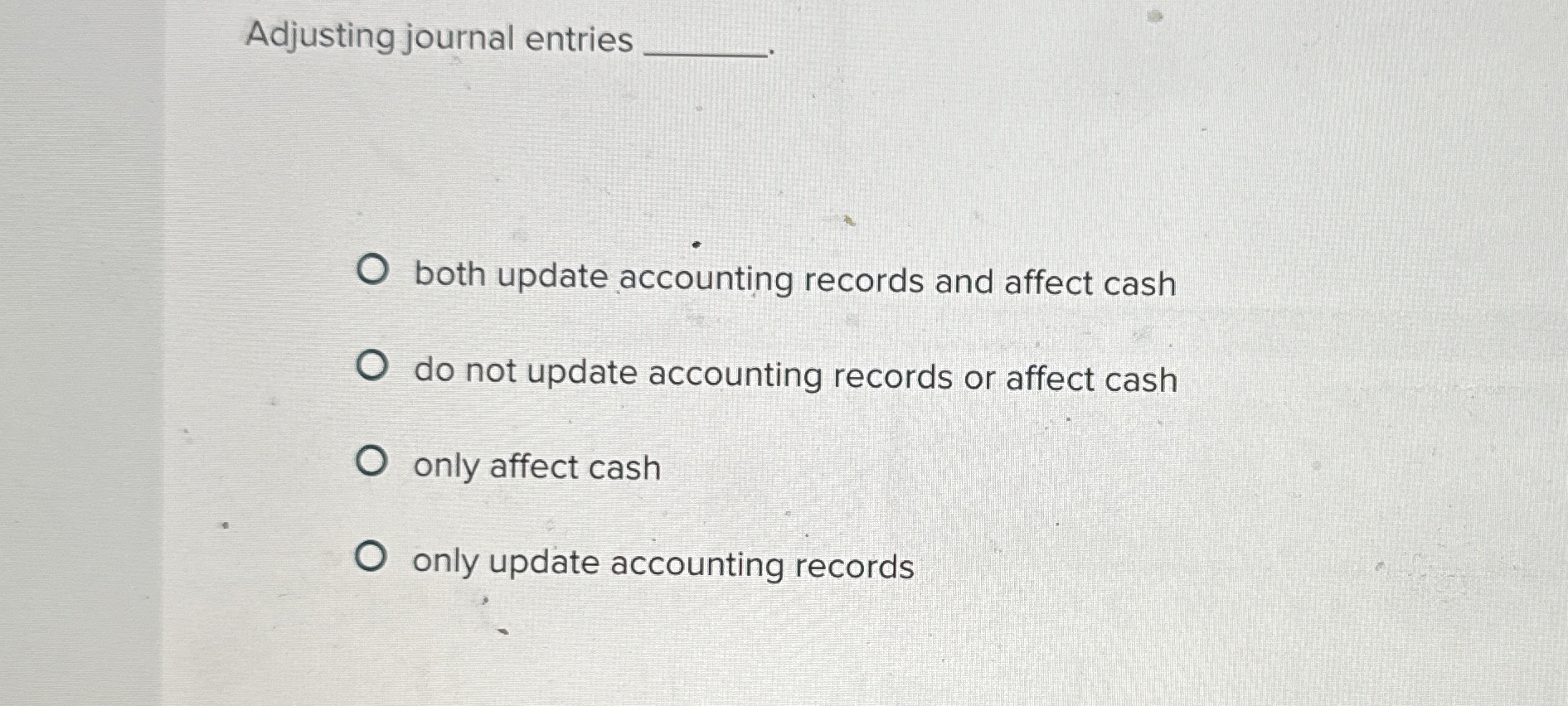 Solved Adjusting journal entriesboth update accounting | Chegg.com
