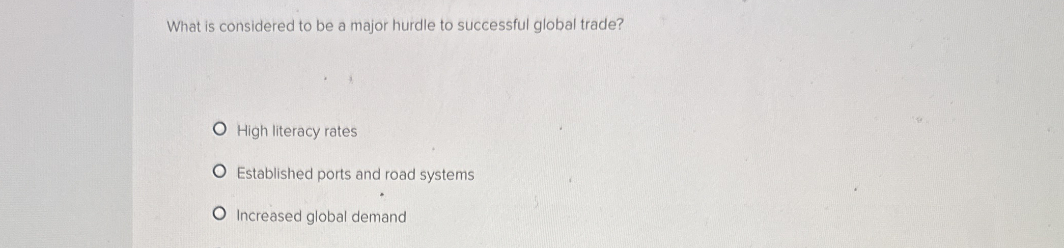 Solved What is considered to be a major hurdle to successful | Chegg.com