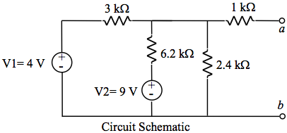 Solved Find the open circuit voltage across terminals a-b | Chegg.com
