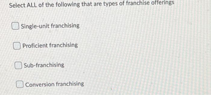 Solved Select ALL of the following that are formal steps in | Chegg.com