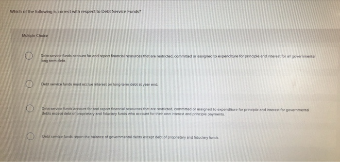 Solved Which of the following is correct with respect to | Chegg.com