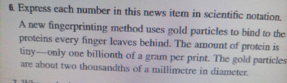Solved Express each number in this news item in scientific | Chegg.com