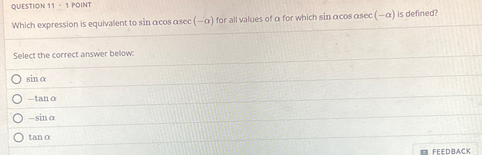 Solved QUESTION 11 - 1 POINTWhich expression is equivalent | Chegg.com Solved QUESTION 11 - 1 POINTWhich expression is equivalent | Chegg.com