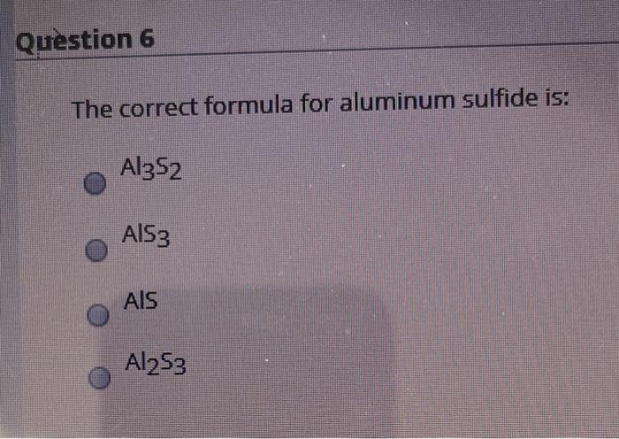 Solved Question 7 What is the correct name for the compound, | Chegg.com