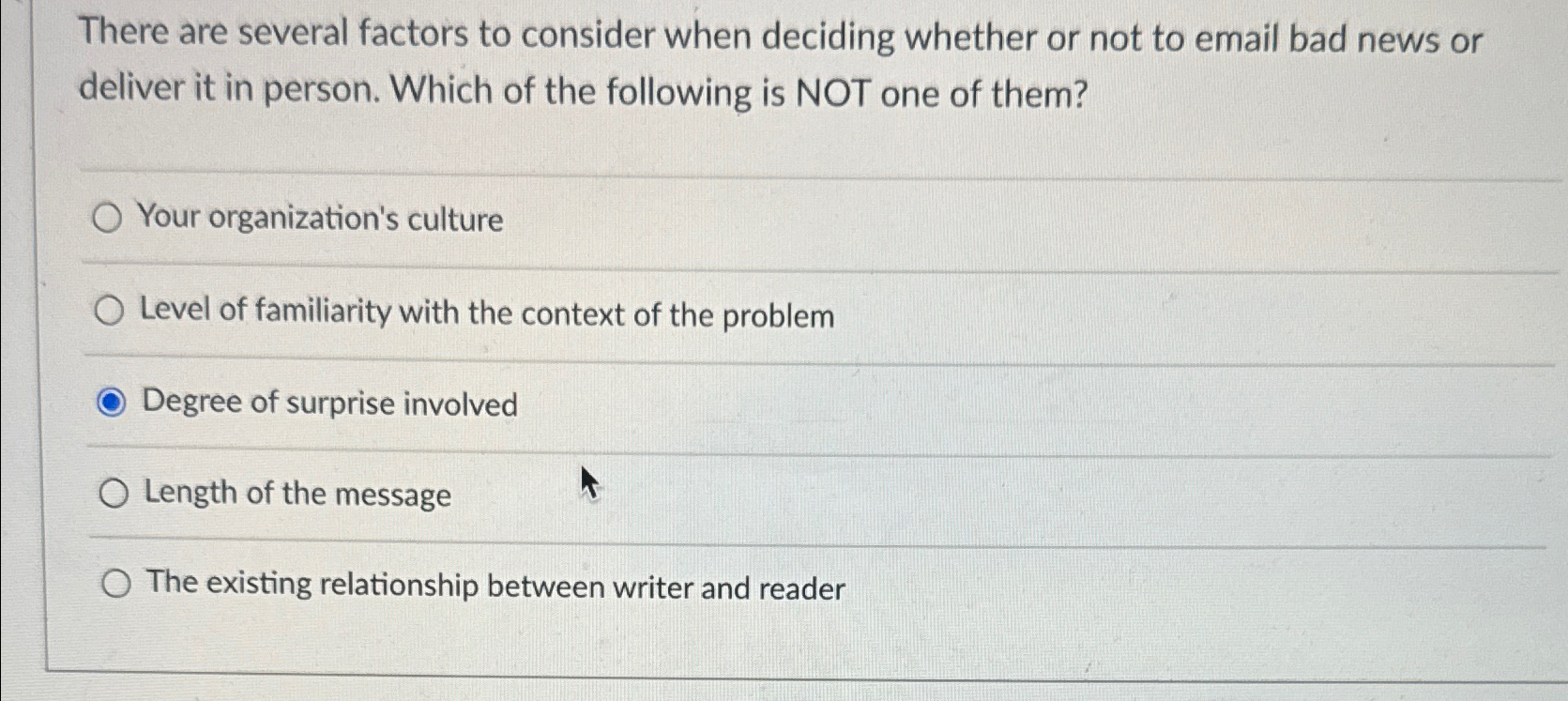 Solved There are several factors to consider when deciding | Chegg.com