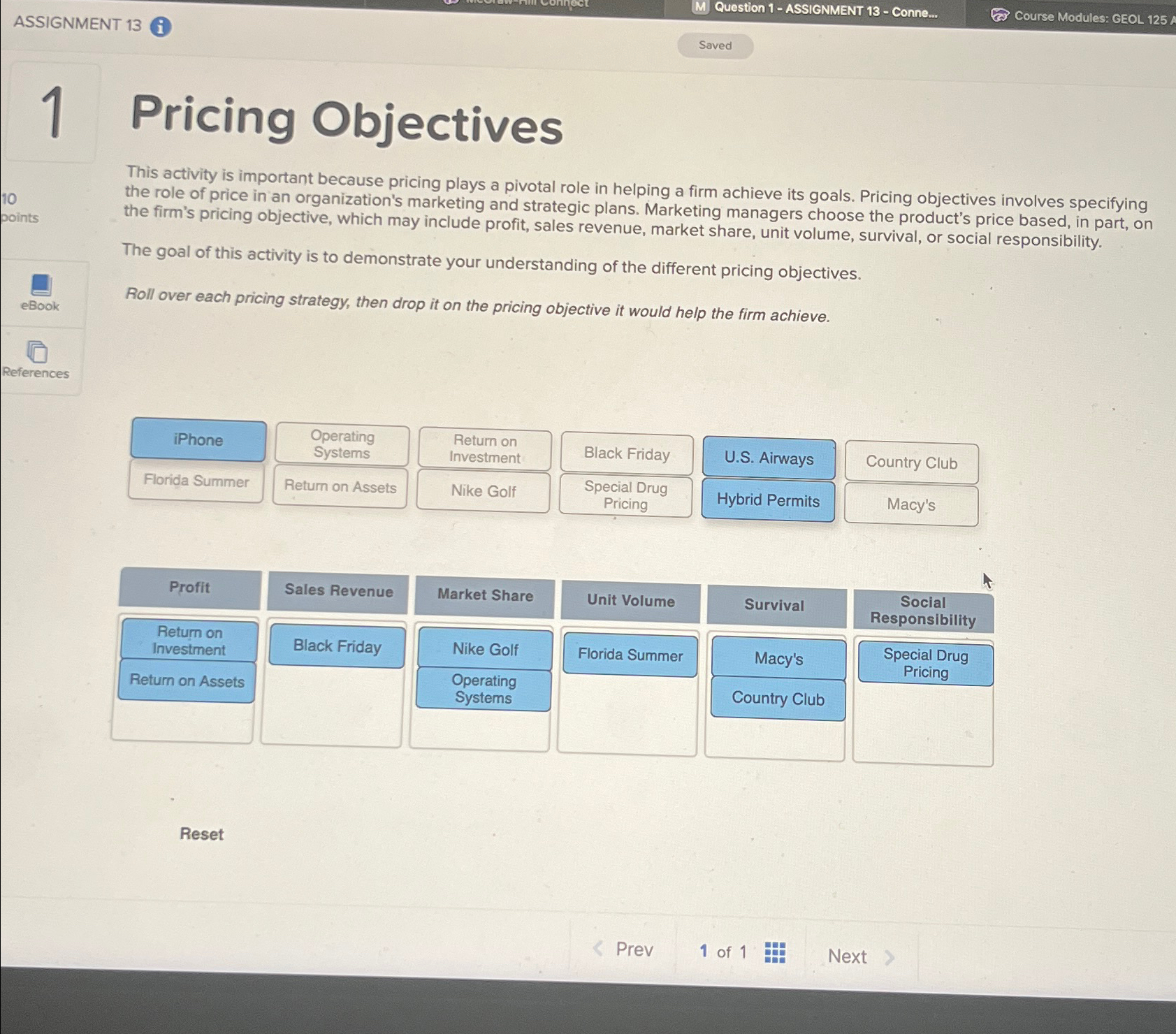 Solved ASSIGNMENT 13Question 1 - ﻿ASSIGNMENT 13 - | Chegg.com