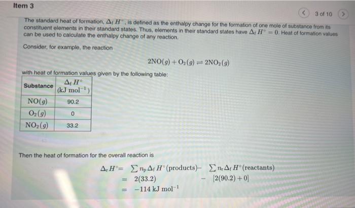 Solved The standard heat of formation, ΔrH∗, is defined as | Chegg.com