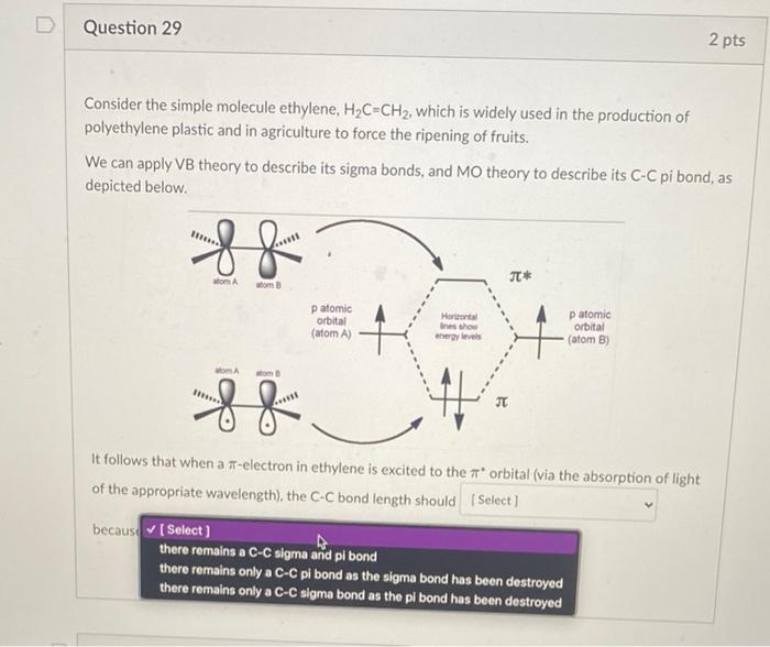Solved Question 28 2 pts Consider the four molecular | Chegg.com