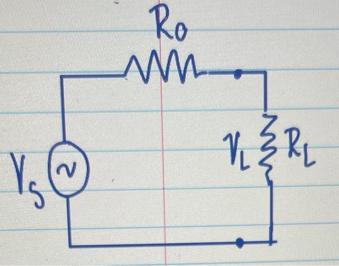 Solved At what RL (Resistance load) is PL (power load) | Chegg.com