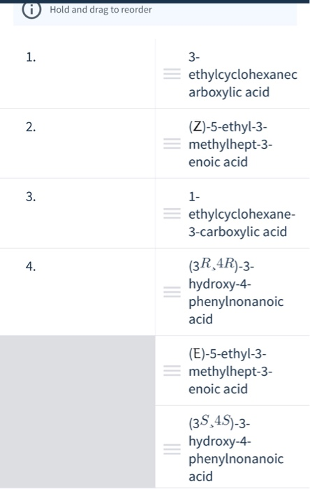 Solved COH What is the IUPAC name for the following | Chegg.com