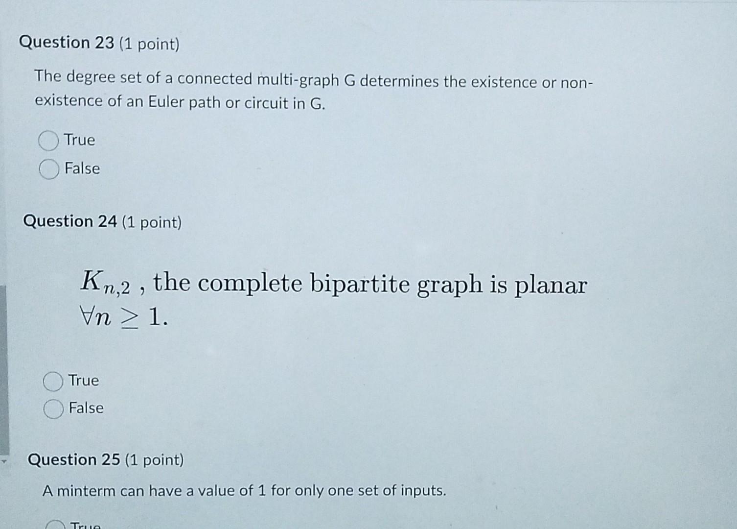 Solved The degree set of a connected multi-graph G | Chegg.com